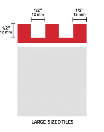 Choosing the Right Tile Trowel Notch Size and Shape | Goldblatt